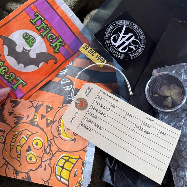 Toe Tag Mortuary Identification Cards | Morbid Oddities & Curiosities ...