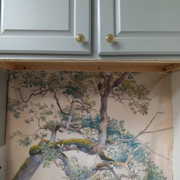 Tree Tapestry, Vintage Tapestry, Nature Tapestry, Watercolor Art, Tree ...