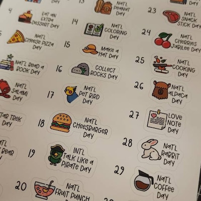 1163summer Bucket List Planner Stickers. - Etsy