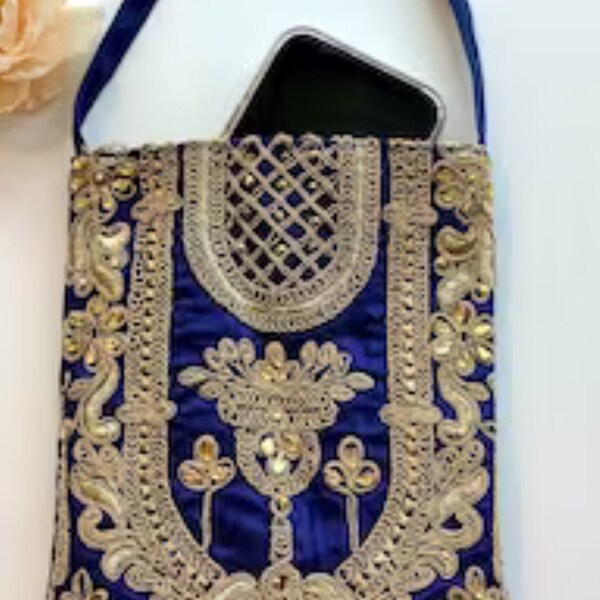 20pcs Fabric Remnants Indian Sari Fabric Swatches Embroidered Sari ...
