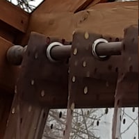 Gorgeous Reclaimed Wood Style Rustic Curtain Rod Rail Poles in Various ...