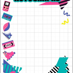 1990'S CLIPART Retro Neon Colors 90s Toys Fashion 90's - Etsy