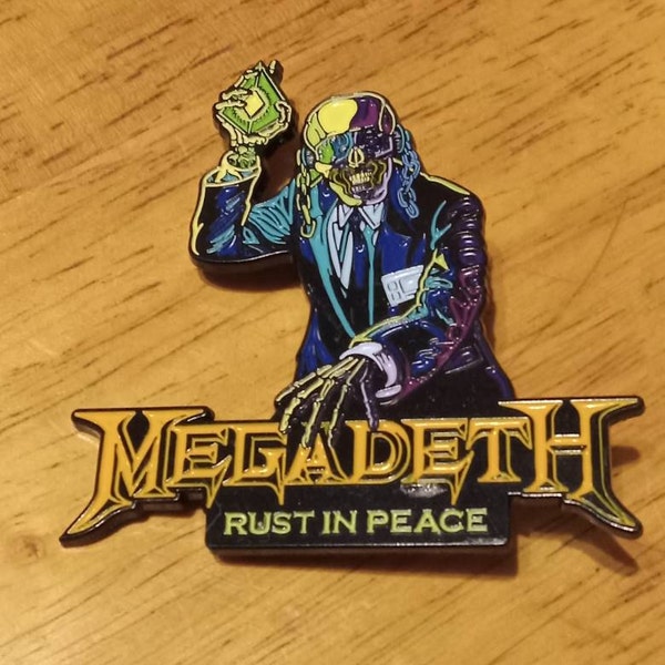 Megadeth Rust in Peace Enamel Pin - Etsy