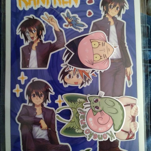 Ranfren Stickers Chibi Laminated Stickers - Etsy