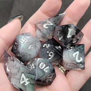 Nocturnal Fortune Dice Set Polyhedral Dice D&D Dice Set Dungeons and ...