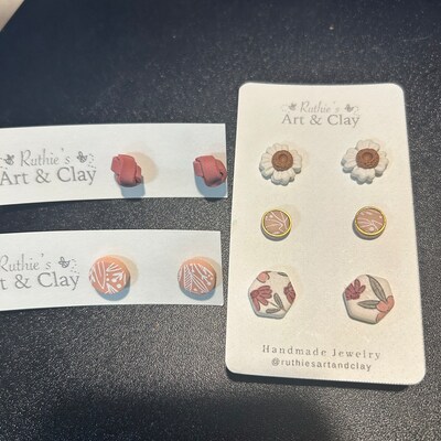 Build Your Own Back to School Polymer Clay Stud Pack - Etsy