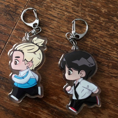 BTS fake Love Running Chibi Stickers - Etsy