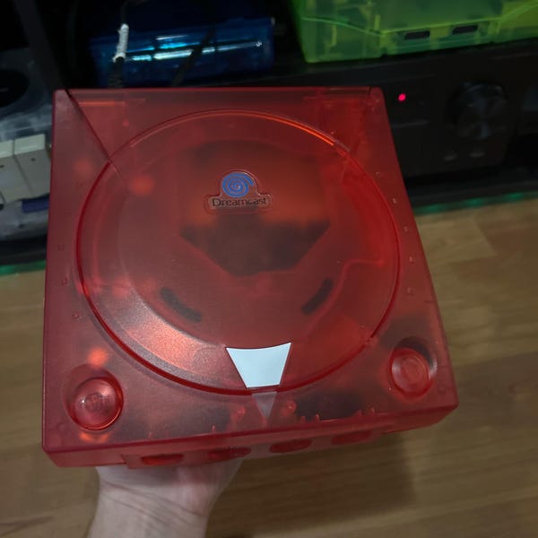 SEGA DREAMCAST DC Purple Clear Replacement Console Shell - Etsy