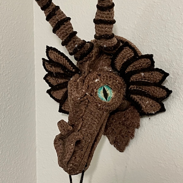 Guardian Dragon Crochet Wall Hanging Pattern Only - Etsy