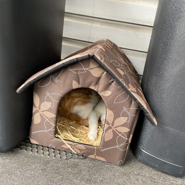 Insulated Cat House | Igloo Stray Cat House | Winter Cat Shelter | One ...