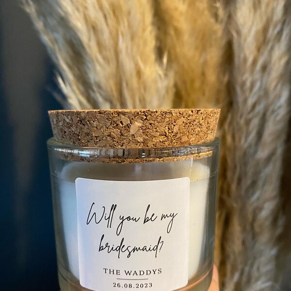 Personalised Candle Stickers for Jars, Custom Candle Label Stickers ...