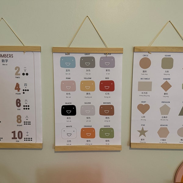 Printable Vietnamese Color Flashcards Set, Cars & Flowers Design ...