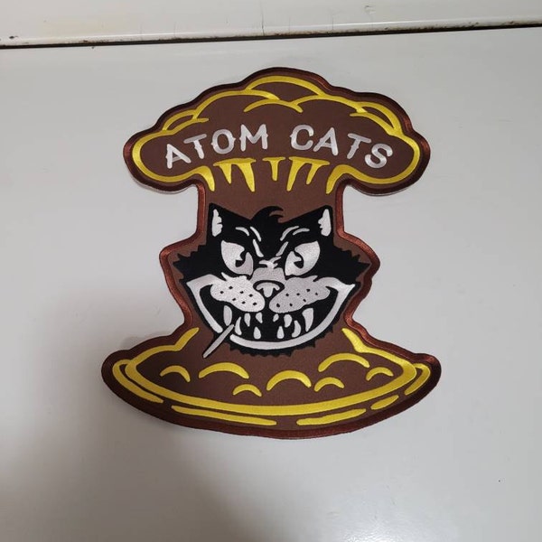 Atom Cats Patch Large Embroidered Fallout - Etsy