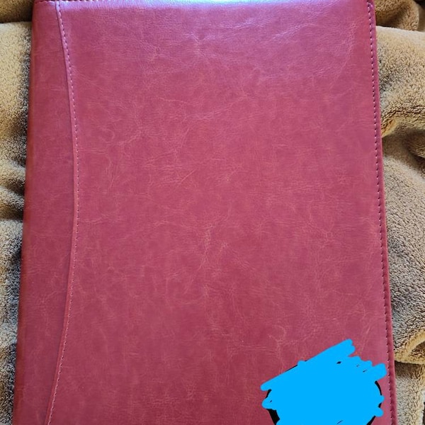 Personalized Leather File Folder, Custom Leather Document Case, Engrave ...