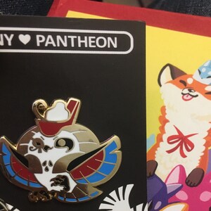 Tiny Pantheon HORUS ENAMEL PIN. Cute Ancient Egyptian Hawk God - Etsy