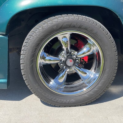 Coys Wheels Knock off Tri-bar Spinner Center Cap Set for Coys Wheel C-5 ...