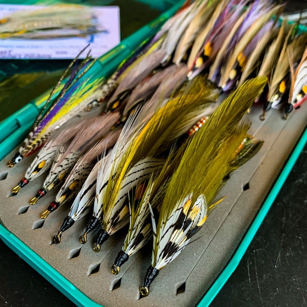 Grey Ghost Tandem Streamer Fishing Fly Hand-tied Flies Trout Flies ...