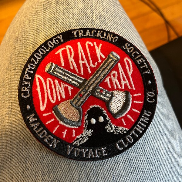 Track Don't Trap Patch (glow in the Dark) - Cryptozoology Tracking ...