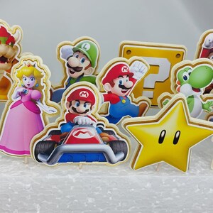 Super Mario Clipart Bundle, Transparent Images, Printable Mario Png ...