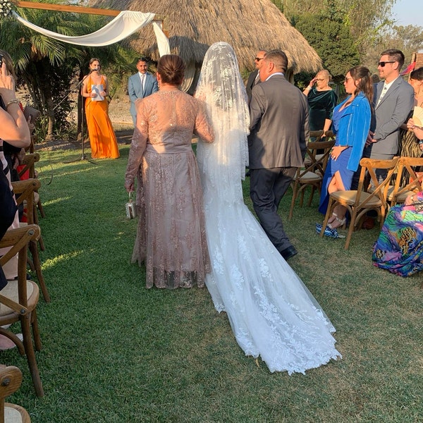 Viking Wedding Cape Veil, Silver Star Draped Bridal Cloak, Sparkly ...