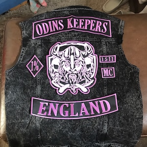 Custom Patch for Bikers Any Size Motoclub Jacket Large | Etsy