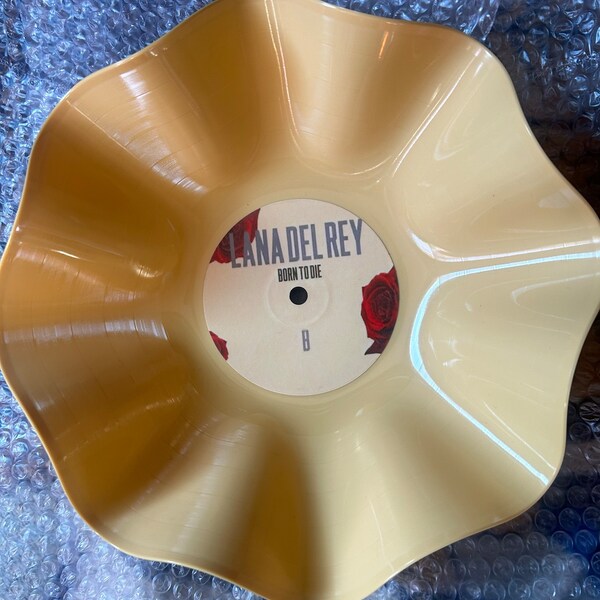 Def Leppard Hysteria Record Bowl BLACK 12 VINYL Retro Record Bowl ...