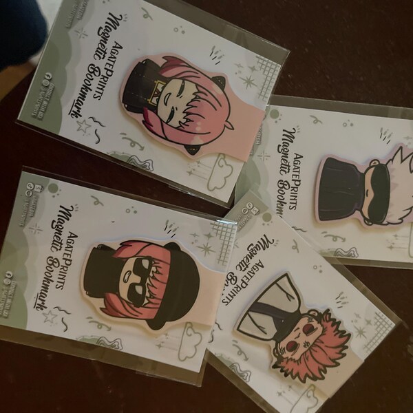 Demon S Hunter Chibi Magnetic Bookmark | Nezuko Tanjiro Inosuke Zenitsu ...
