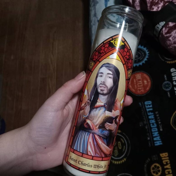 Request A Saint Custom Saint Candles Personalized Prayer Candles Custom ...