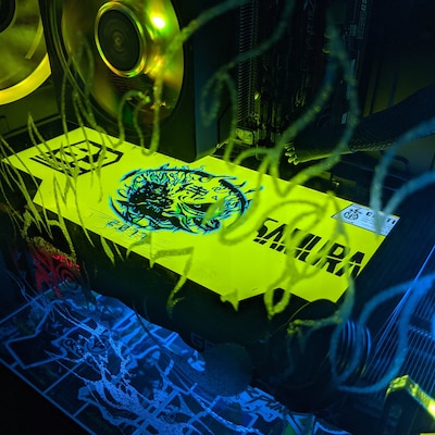 Custom Light RGB GPU Backplate Graphics Card Decoration Board ...