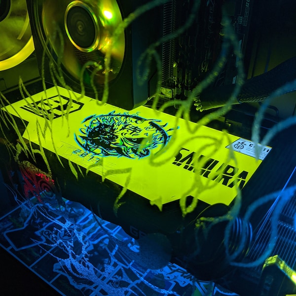 Custom Light RGB GPU Backplate Graphics Card Decoration Board ...