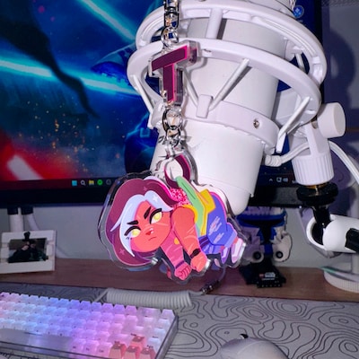 VAPORWAVE VIBES 2.5 Holographic Acrylic Keychain - Etsy