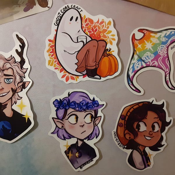 THE OWL HOUSE Stickers - Amity - Luz - Hunter - Eda - Vinyl Stickers - Etsy