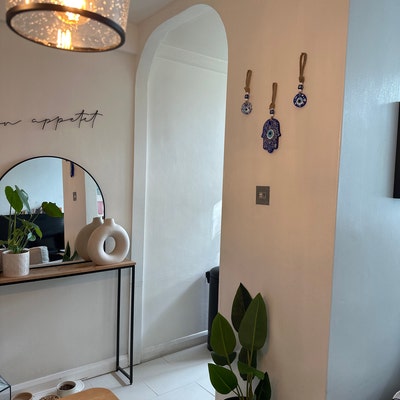 Hand Painted Evil Eye Wall Hanging, House Protection, Home Decor, Home ...