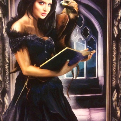 Raven / Potter Gift Art / Wisdom /nerd Gifts / Nerdy /school of /wizard ...