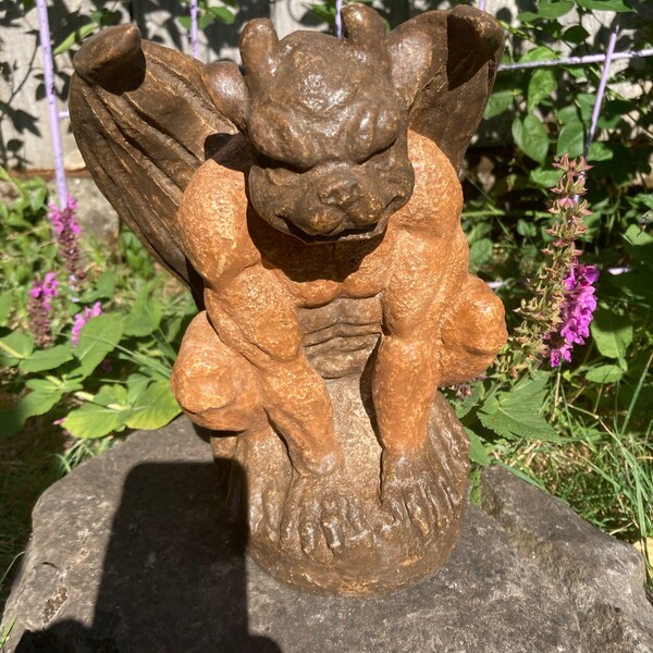 Cathedral Gargoyle Statue - Etsy