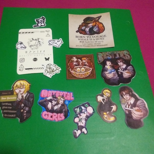 10-pull Ticket Mystery Minis - Limbus Company Stickers - Etsy