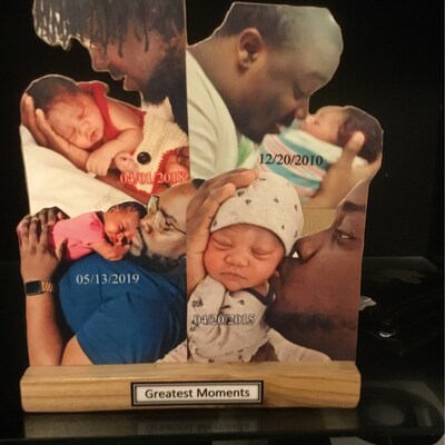 Father's Day Gift. Personalized Photo Display. Personalized Father's ...