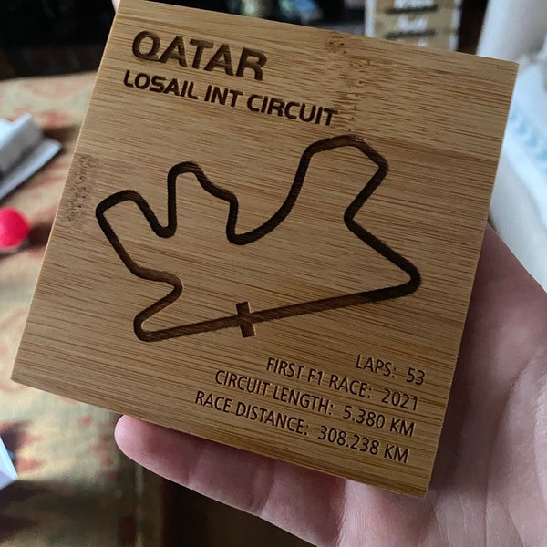F1 Circuit Coasters. Formula 1 Race Track Gift. All Tracks Available - Etsy