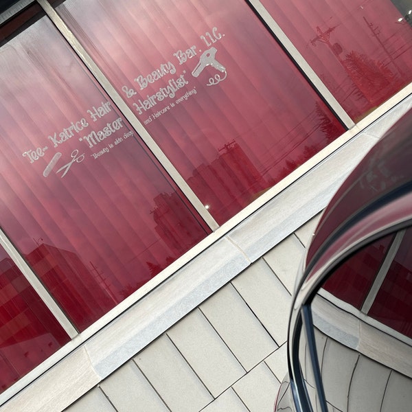 Salon Window or Wall Decal, Hair Salon Custom Decal, Create Your Own ...