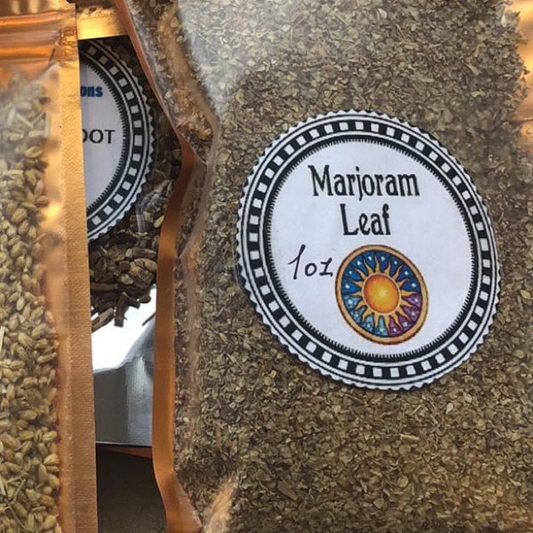 Marjoram Leaf (origanum Majorana). 1 Oz Cut & Sifted, Dried, Loose Herb ...