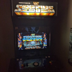 Street fighter 2 Arcade Cabinet Graphics Reproduction Marquee | Etsy