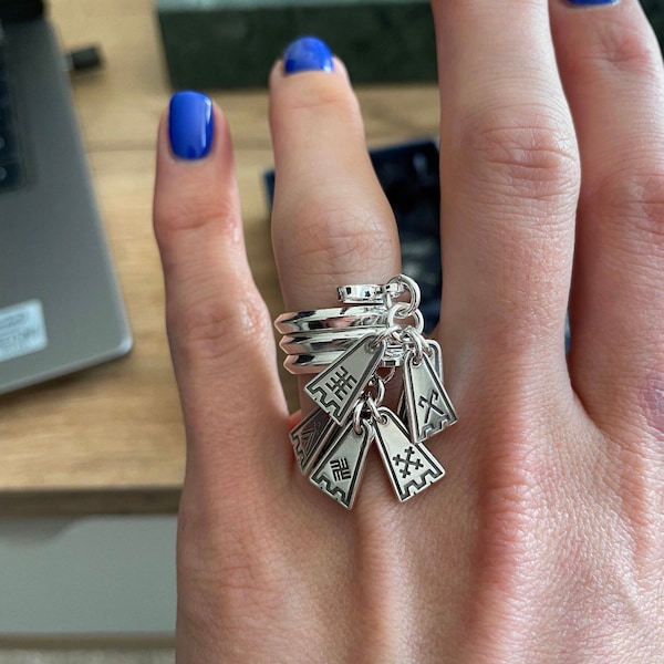 7 Day Ring || Latvia Seven Day Ring || Engagement Ring || Traditional ...