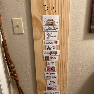 Days of the Week Printable Labels for Visual Schedule - Etsy