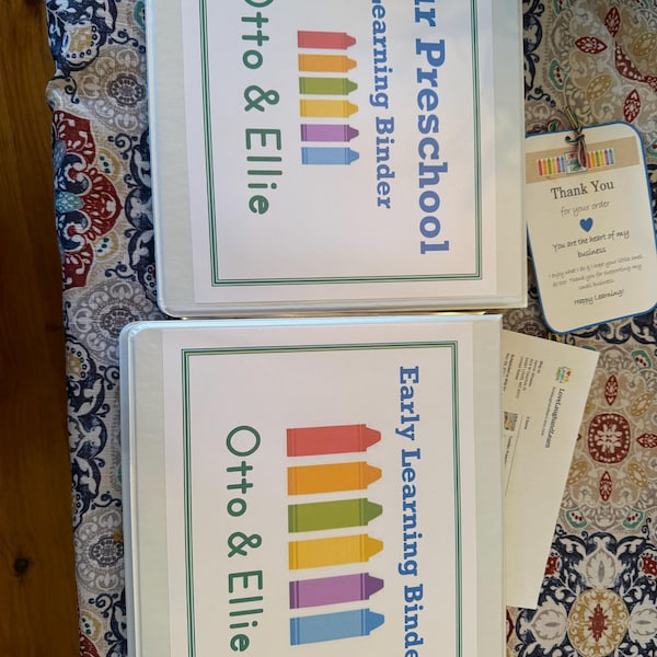 Preschool Learning Binder Ages 3-5 - Etsy