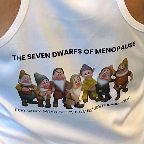 Seven Dwarfs of Menopause PNG - Etsy