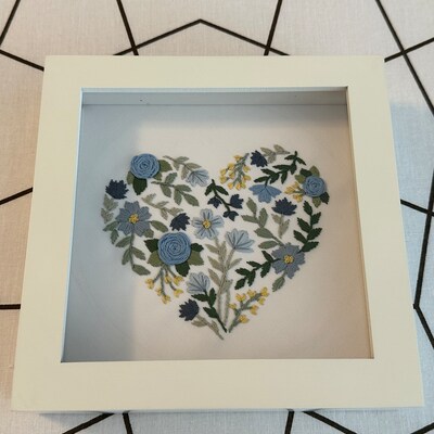 Spring Meadows Embroidery PDF Pattern, Digital Download, Flower Art ...