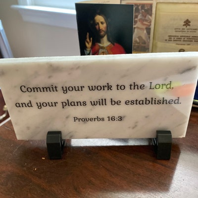 Chef Desk Sign Chef Name Plate Marble Stone Desktop Name - Etsy