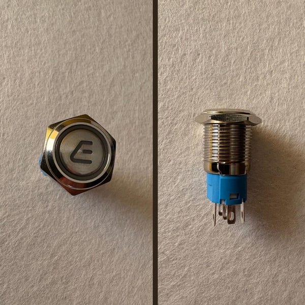16mm Custom Metal Push Button Switch: Start Stop LED, 12V 24V - Etsy