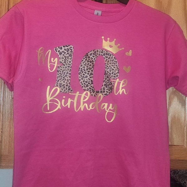 My 10th Birthday Girl SVG - Ten SVG - Hello Ten Svg - Double Digits Svg ...