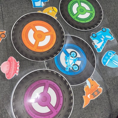 Printable Shape and Color Matching Velcro Activity, Shapes and Colours ...